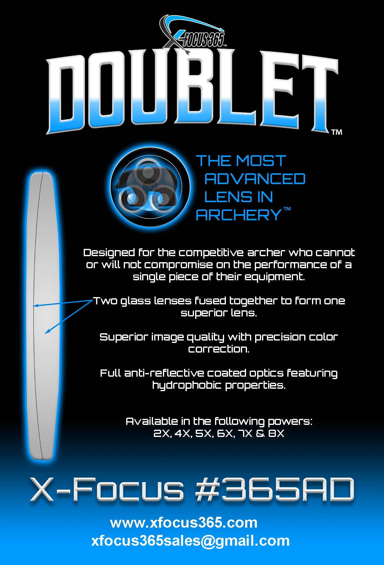 X-Focus 365 Custom Archery Scope Lenses – Arcuswerk